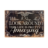 Metal Look Around Sign – Rexburg | Real Deals